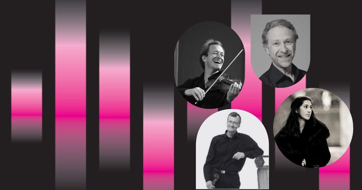 Anthony Marwood, Garfield Jackson, David Waterman, and Mishka Rushdie ...